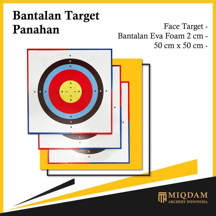 Bantalan Target Panah Ukuran 50 cm x 50 Cm x 2 cm | Lazada Indonesia