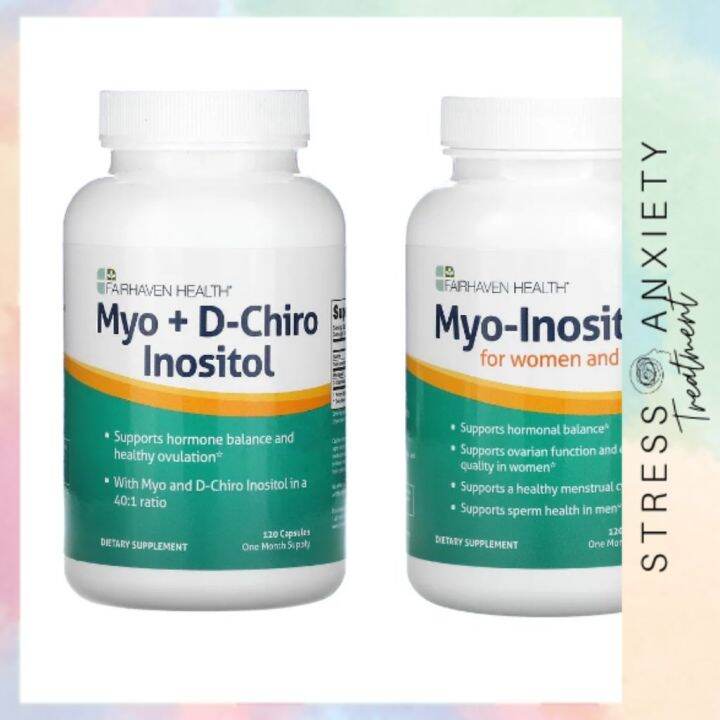 Fairhaven Health, Myo-Inositol Myo+ D-Chiro For Women and Men pcos ...