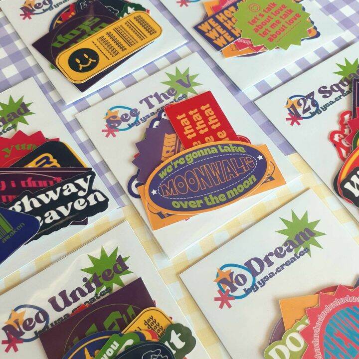 NCT WayV Collection Song Lyrics Sticker Packs by ysa.creates | Lazada PH