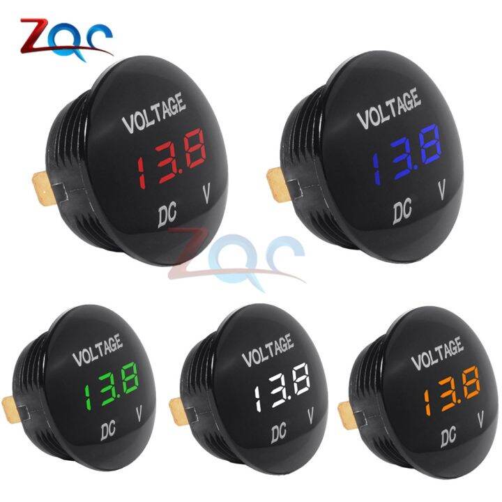 DC 5V 48V LED Digital Voltmeter Ammeter Car Motocycle Voltage Current ...