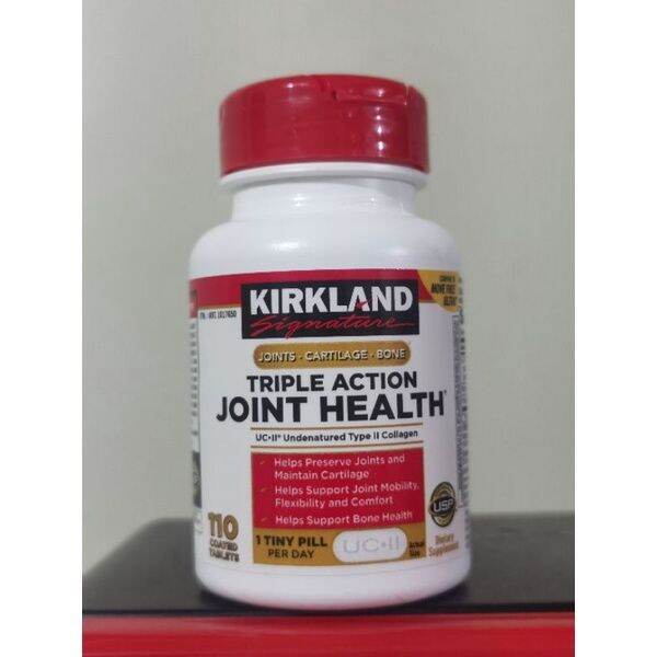 Kirkland Triple Action joint health tablet joints cartilage bone ...