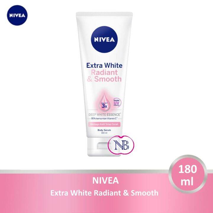 Nivea Extra White Radiant & smooth 180ML | Lazada Indonesia
