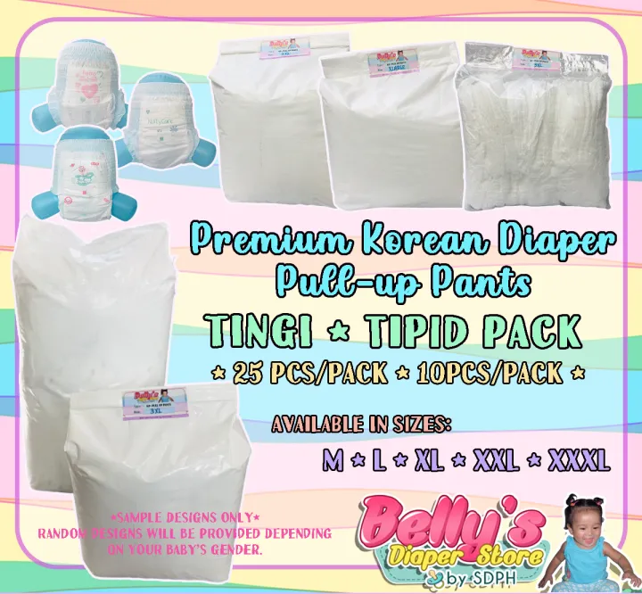 PANTS - KOREAN DIAPER TINGI PACK 25s | Lazada PH
