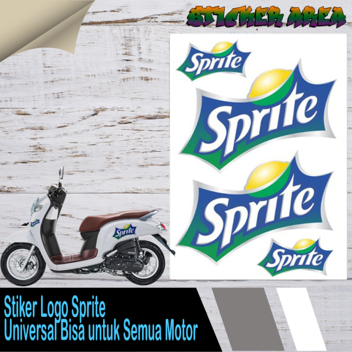 STIKER STICKER VARIASI MOTOR MOBIL UNIVERSAL LOGO SPRITE | Lazada Indonesia