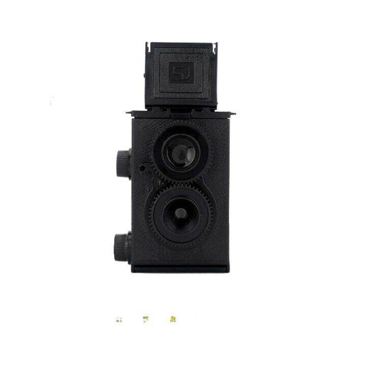 VENIBORY 2023 Children And Adults DIY Double Lens Assembly Camera Retro ...