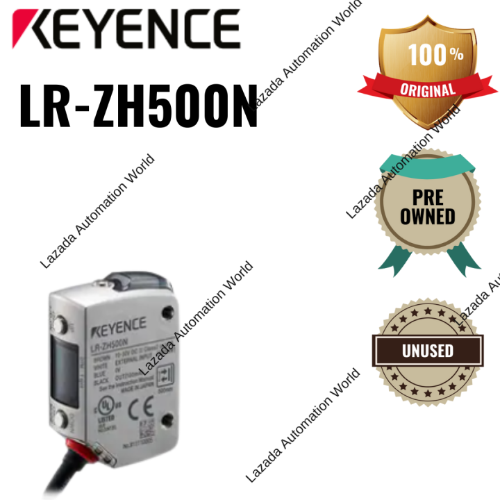 Keyence cmos laser Sensor LR-ZH500N Rectangular w/ cable type, 500 mm LRZH500N LR-ZH500 LR-ZH50 ...