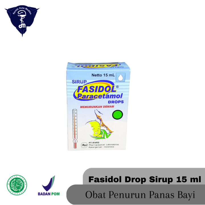 Fasidol Drop 15 ml - untuk mengatasi demam dan sebagai perda nyeri ...