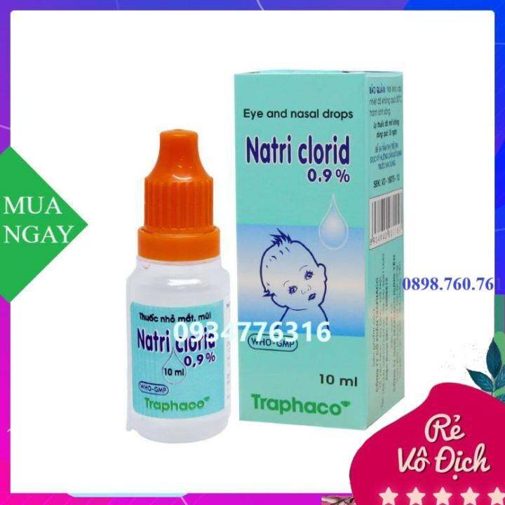 Nước muối sinh lý Nacl 0,9% Traphaco nhỏ mắt, mũi | Lazada.vn
