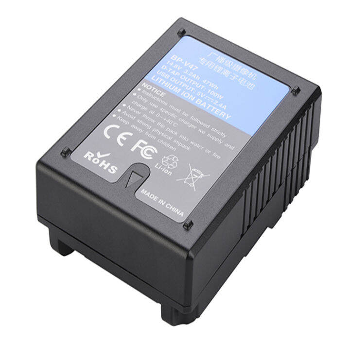 V Mount BP-V47 V-Mount Lithium-Ion Rechargeable Camera Battery for ...