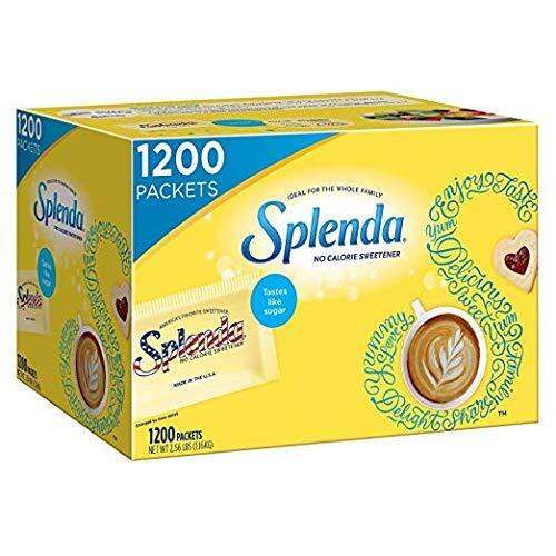 SPLENDA No Calorie Sweetener Granular, Individual Packets, 1200 Counts ...