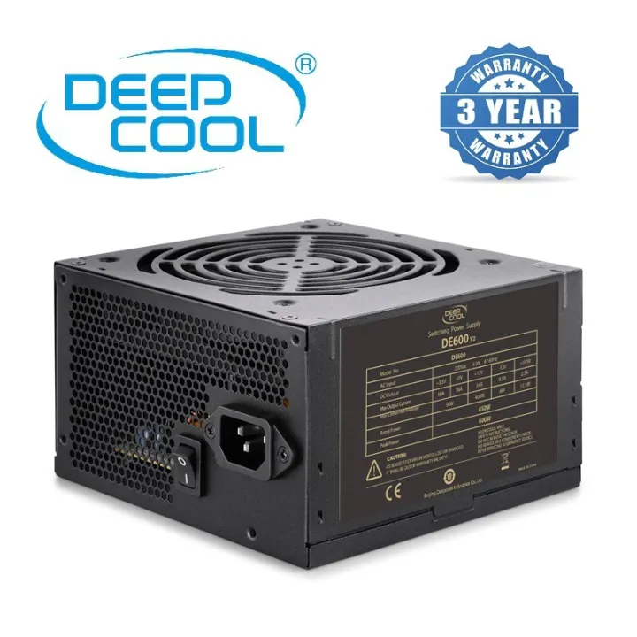Deepcool DE600 DE500 v2 550W 650W PSU 500 600 Watts Rated ATX Certified ...