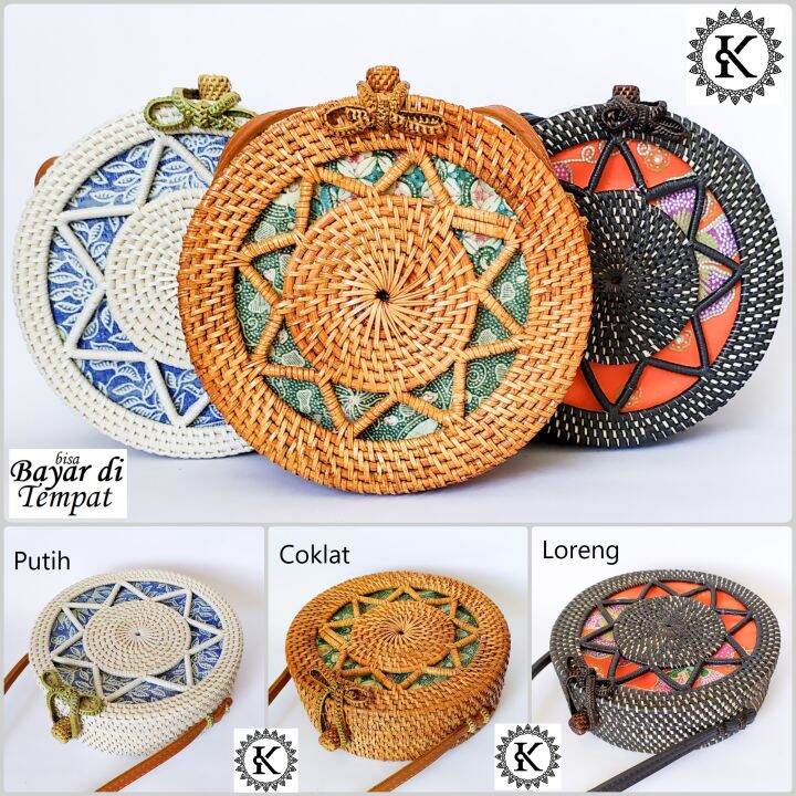 Tas Rotan Bali Bintang - Kain Etnik | Lazada Indonesia