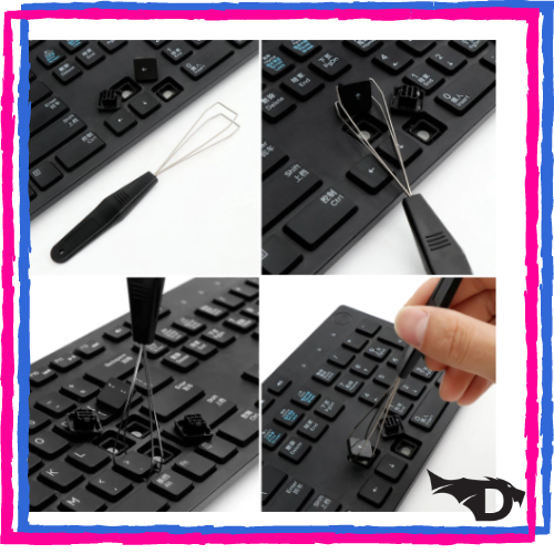 🔥𝗥𝗘𝗔𝗗𝗬 𝗦𝗧𝗢𝗖𝗞🔥 Universal Keyboard Keycap Remover Keycap Puller for Any ...
