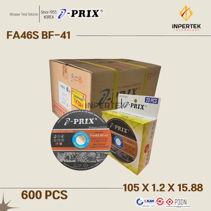 Batu Gerinda 4 Inch I-PRIX Potong 105 X 1.2 Mata Cutting IPRIX Wheel 4" SET 600 | Lazada Indonesia