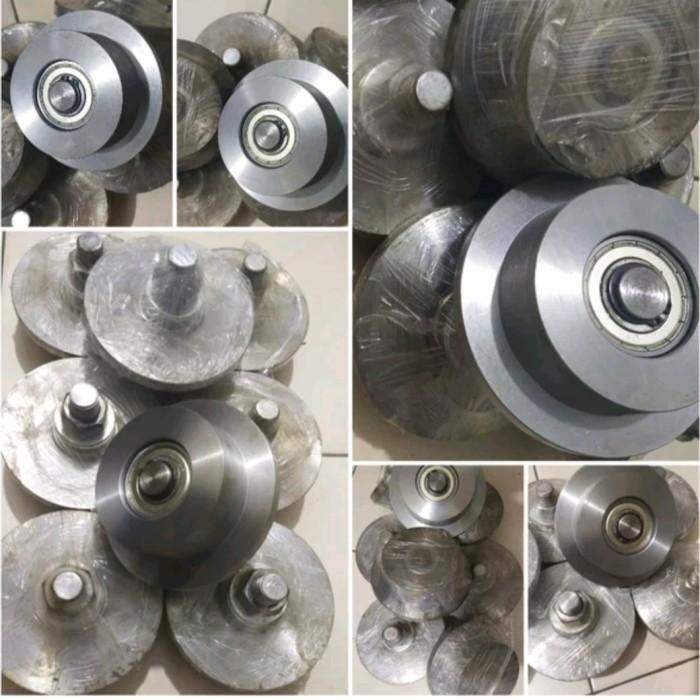 RODA LIFT BARANG UNP 80 RELL LIFT DOUBLE BEARING MUR BAHAN AS KERAS ...