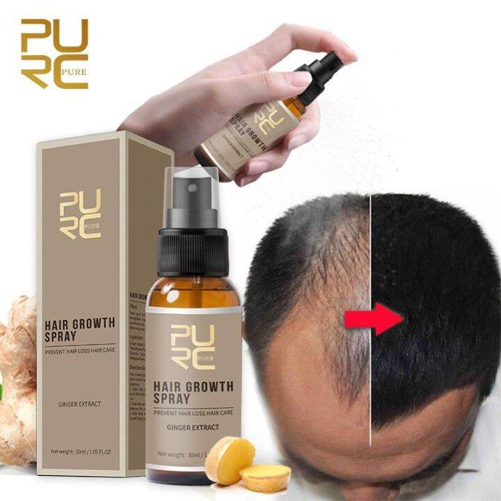💇♀️ 100 Effective Purc Ginger Essential Hair Growth Oil Liquid Anti