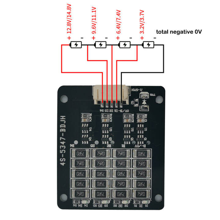 Lifepo4 Lithium Iron Phosphate Battery Passive Balance Board Passive ...