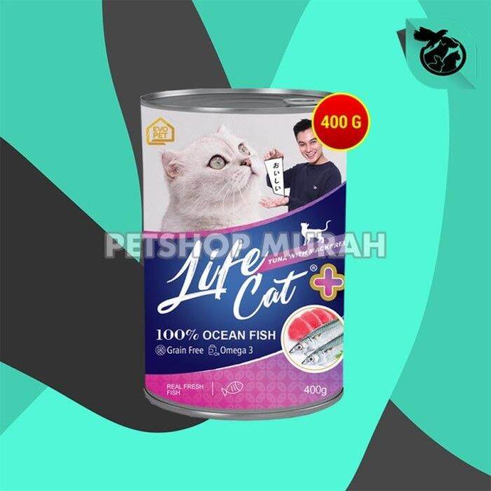 Makanan Basah Kucing Life cat Plus Wet Food Kaleng 400gr | Lazada Indonesia