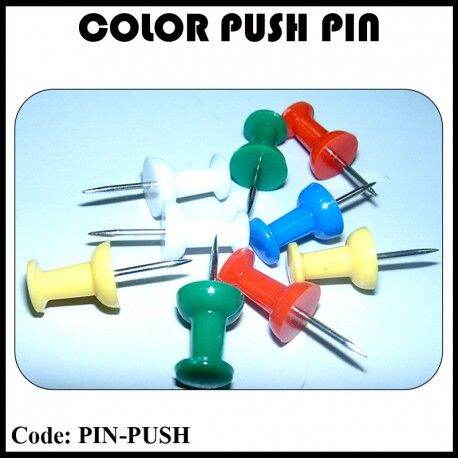 COLOURED PUSH PINS (30PCS) | Lazada