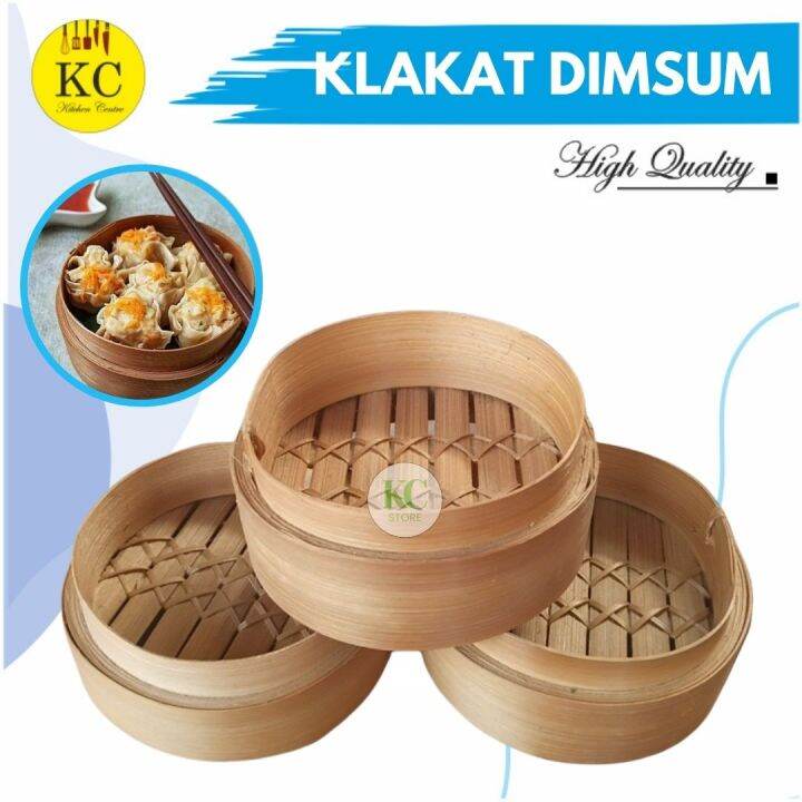 Klakat Dimsum Wadah Dimsum Bambu Tempat Kukus Dimsum Bambu Tatakan ...