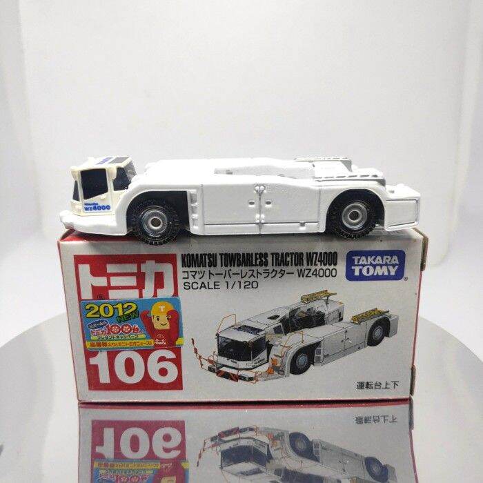 Tomica Komatsu Townarless Tractor WZ4000 No 106 Ori Takara Tomy ...