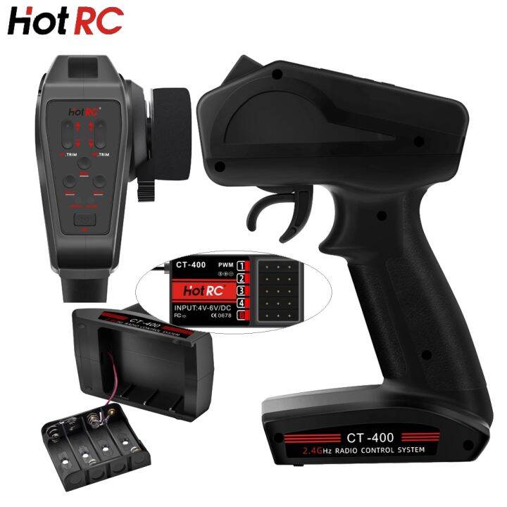 Hotrc DS-600 / DS-4A / CT-6A/ CT-4A 2.4กิกะเฮิร์ตซ์ FHSS วิทยุระบบ ...