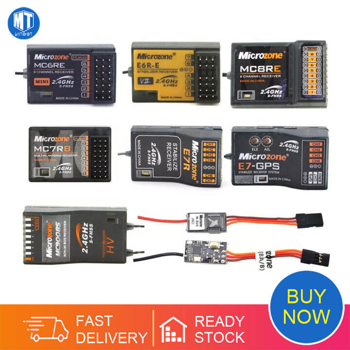 MicroZone MC6RE MC7RB MC9002 MIni M-SBUS Receiver 6CH MC8RE 8CH For ...
