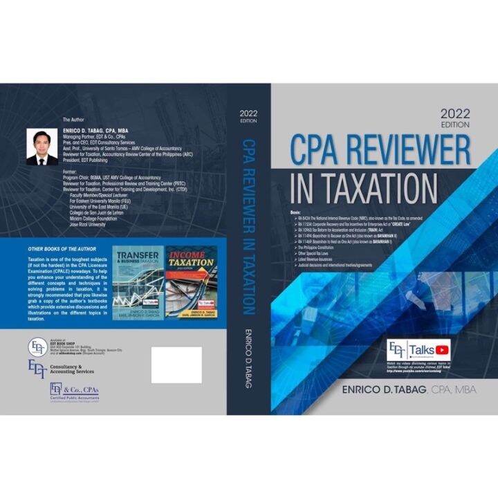 AUTHENTIC CPA REVIEWER IN TAXATION w/ Special Topics and Properly ...