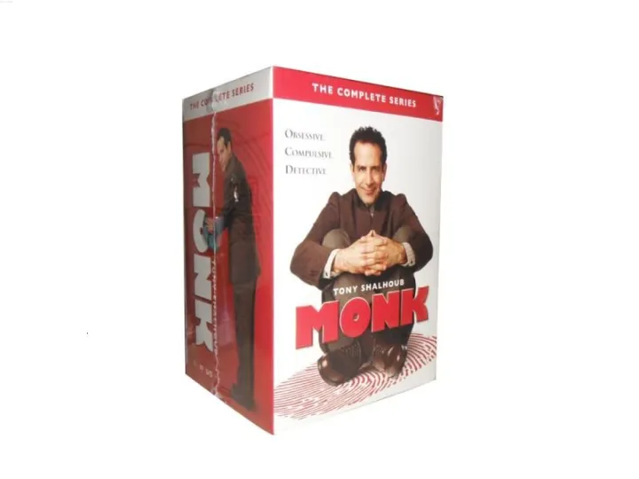 Original American drama detective monk full 32 DVD English ...