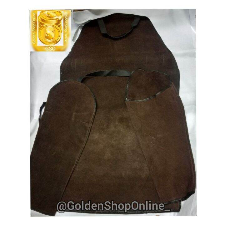 Apron Las Dada Dan Lengan Warna Coklat | Lazada Indonesia