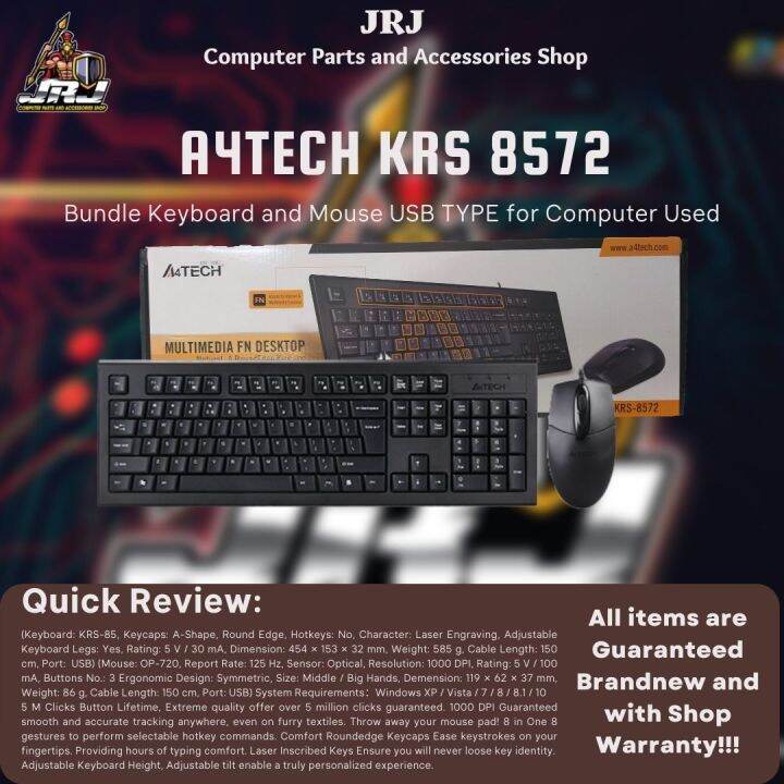 A4TECH BUNDLE KEYBOARD AND MOUSE | Lazada PH