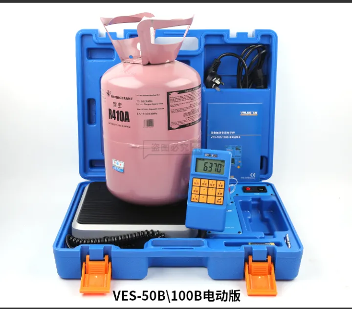 VES-50B - REFRIGERANT RECOVERY DIGITAL CHARGING / CHARGE SCALE SCALES ...