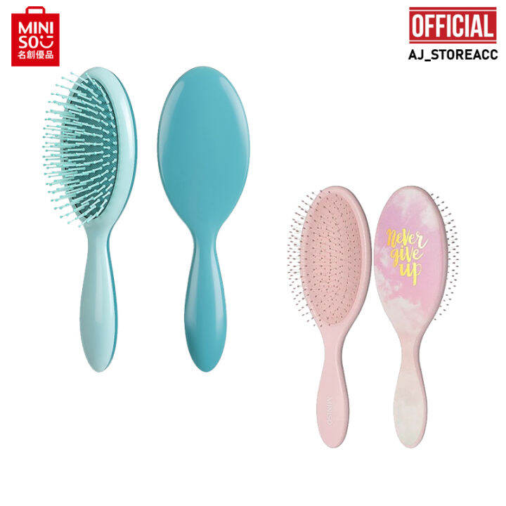 MINISO SISIR RAMBUT BICOLOR CUSHION HAIR BRUSH & COLOR EXPLOSION SOFT ...