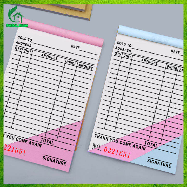 60pages 2&3 copies collection receipt wholesale resibo carbonized ...