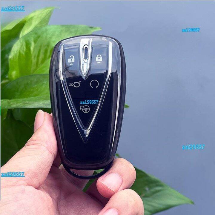 ผิวนอกฝาครอบเคสกุญแจรถยนต์ Tpu ใสสำหรับหน่วย Changan CS35PLUS CS55บวก CS75โอซาน X7 X5 Zai29557 ...