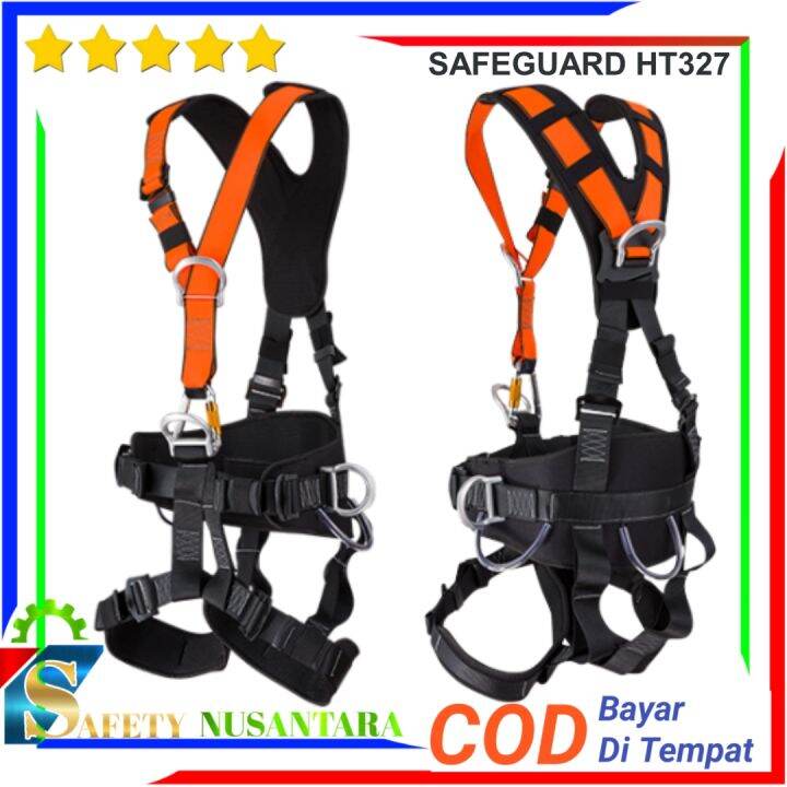 Full Body Harness Safeguard HT 327 Safety Harnes | Lazada Indonesia