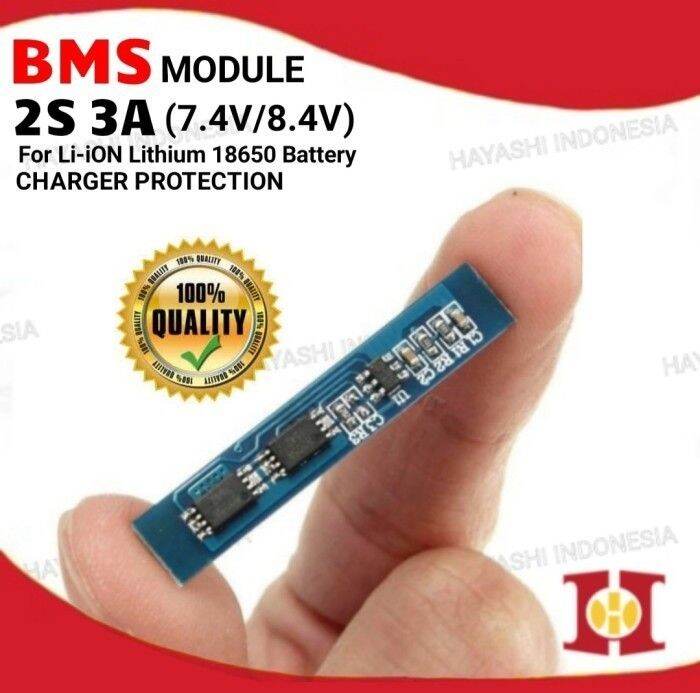 Modul BMS Battery Charger Protection Pelindung Baterai 18650 2S 3A ...