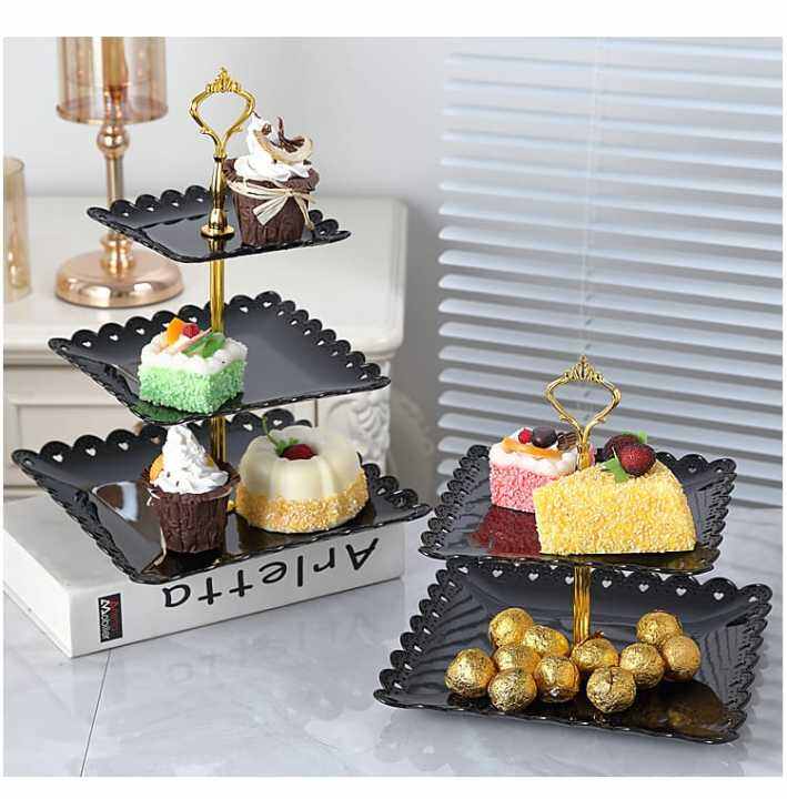 Cake Tier Tempat Cupcake Snack 3 Tingkat | Lazada Indonesia