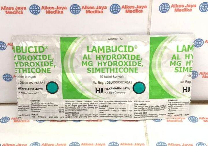 LAMBUCID ISI 10 TABLET - OBAT MAAG | Lazada Indonesia
