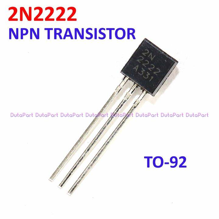 100 PCS 2N2222 2N 2222 NPN TRANSISTOR TO-92 | Lazada Indonesia