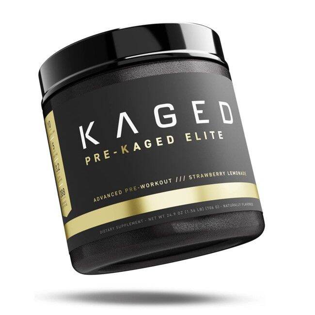 Kaged, PRE-KAGED Elite, Advanced Pre-Workout, Strawberry Lemonade, 1.56 ...