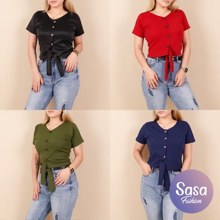 SASA PLUS SIZE Blouse Button DownTops Oversized Fitting Small to XL ...