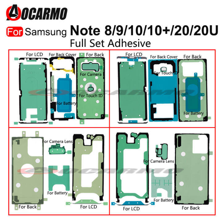 Dành Cho Samsung Note 7 8 9 10 Plus 20 Ultra Note8 Note9 Note 10Lite Nắp Lưng LCD Mặt Trước Bộ ...