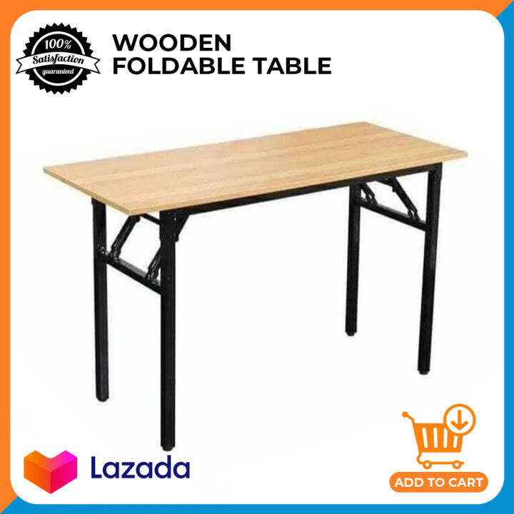 Wooden Foldable Table for Home and Office Use 120 x 40, 80 x 40 ...
