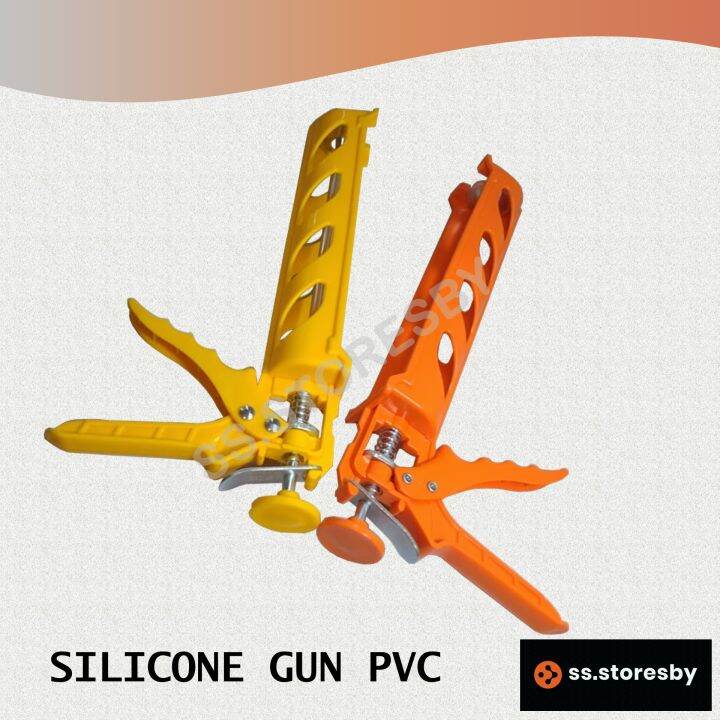 SILICONE GUN PVC ALAT TEMBAKAN LEM KACA SILIKON LEM KALENG SEALANT LEM ...