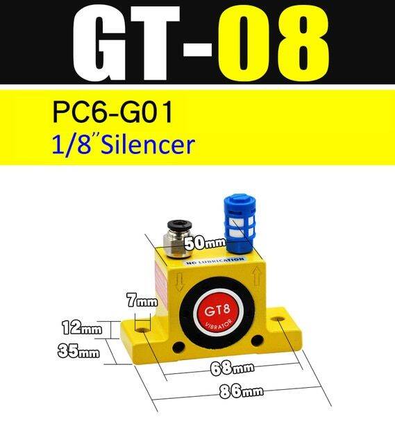 VVINCE-Industrial Pneumatic Vibrator Oscillator Ball Type K-series K8 K10 K13 K16 K20 K25 K30 ...