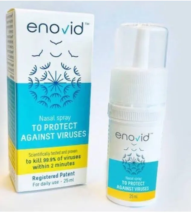 enovid nose sanitizer / enovid nasal spray 25 ml / obat semprot hidung ...