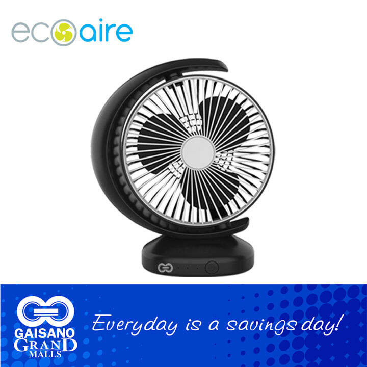 ECO AIRE Rechargeable Mini Moon Fan, Convenient circulation Fan 747 ...