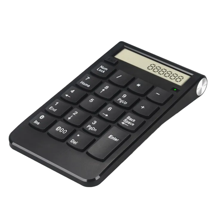 NEWMANA Numpad Keyboard Sensitive Rechargeable Dual Modes Display ...
