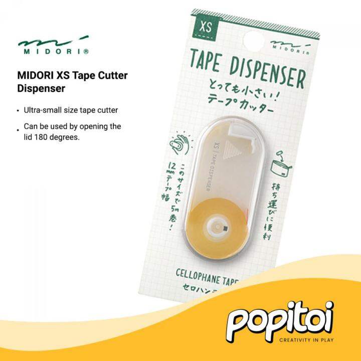 MIDORI XS Tape Cutter Dispenser Isolasi Selotip | Lazada Indonesia